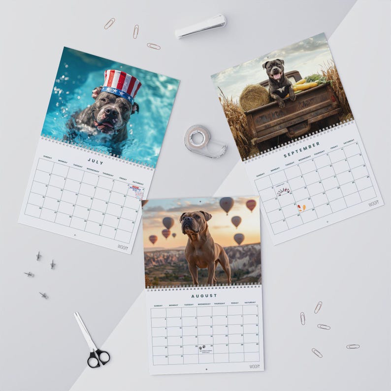 Cane Corso Dog Calendar 2026 : Desktop and Wall Calendar Options ...