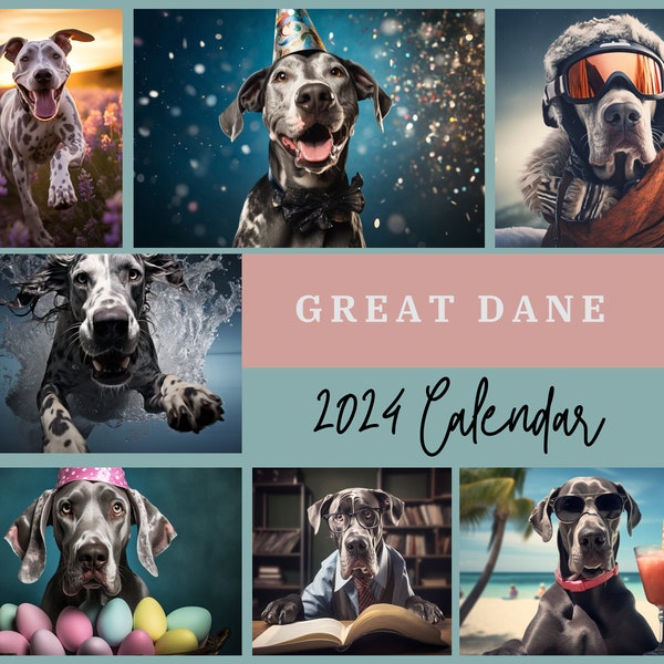 Great Dane Art - Etsy