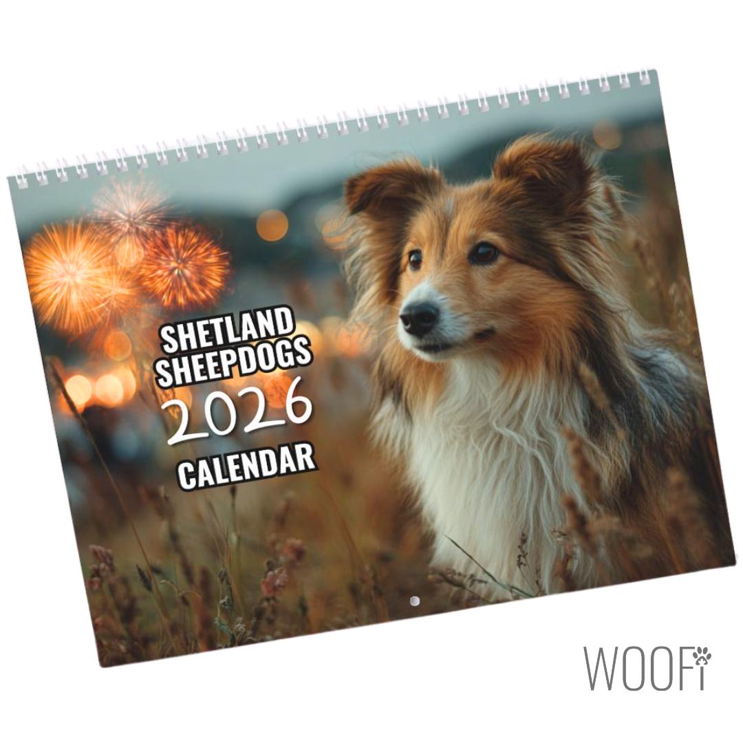 Shetland Sheepdog Calendar 2026 : Desktop and Wall Calendar Options ...