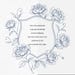 Peony Wedding Crest SVG – Editable Floral Monogram Frame Clipart | Hand ...