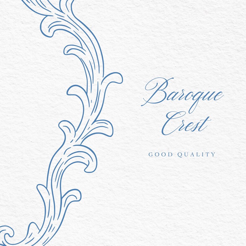 Vintage Baroque Wedding Crest SVG & PNG – Elegant Royal Monogram Frame ...