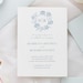 Peony Wedding Crest SVG – Editable Floral Monogram Frame Clipart | Hand ...