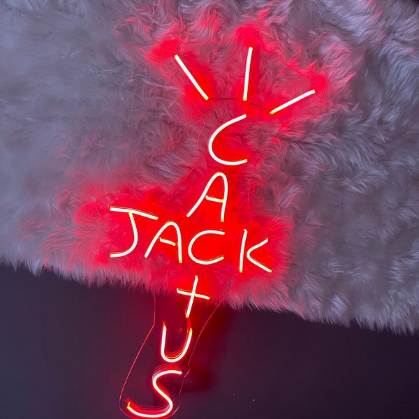 Travis Scott Cactus Jack Neon - Etsy