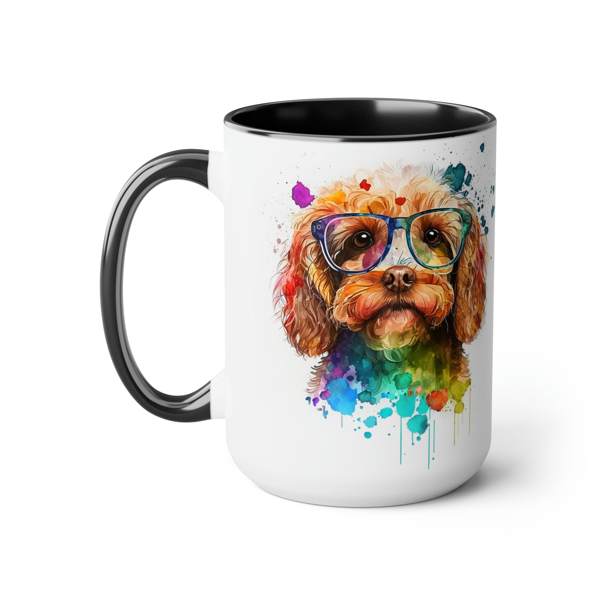 Cavapoo Goldendoodle Dog Breed Colorful Coffee Mugs, 15oz - Etsy