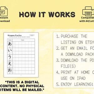 Hiragana and Katakana Worksheets Bundle for Japanese Characters ...