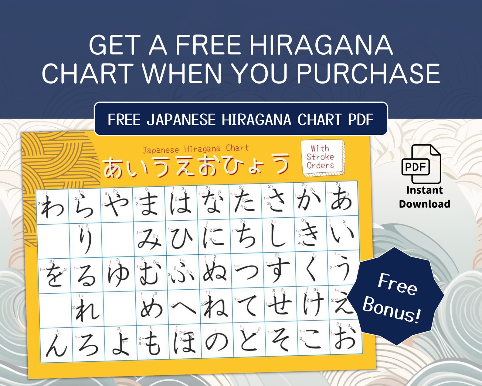 Hiragana Cards Color Coordinated Japanese Practice Flashcards With ...