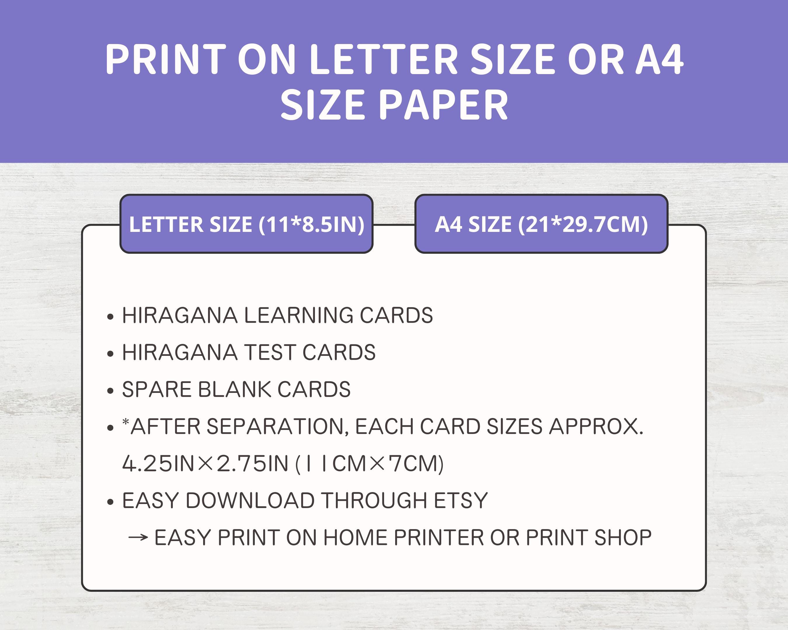 Hiragana Flashcards With Mnemonic Japanese Learning Cards for Hiragana ...