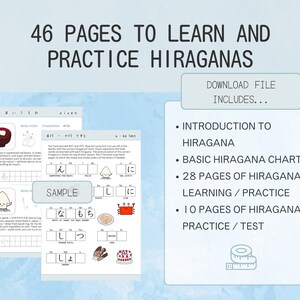 Hiragana Workbook to Practice Japanese Reading and Writing Worksheets ...