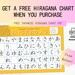 Hiragana Flashcards Cute Katakana Flashcards for Japanese Practice ...