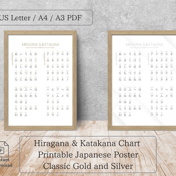 Hiragana & Katakana Flashcards Japanese Hiragana Flashcards for ...