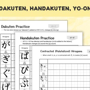 Hiragana and Katakana Worksheets Bundle for Japanese Characters ...