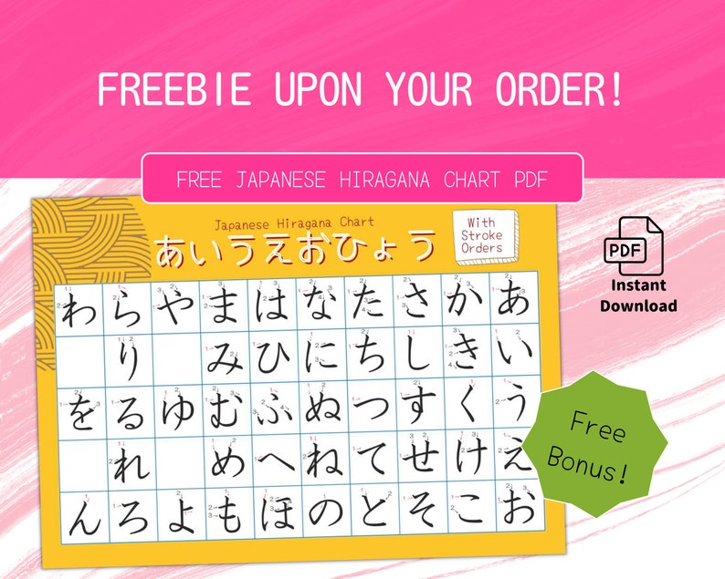 Hiragana Flashcards for Bilinguals Learn Japanese Food With Pictures ...