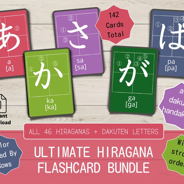 Hiragana Stroke - Etsy
