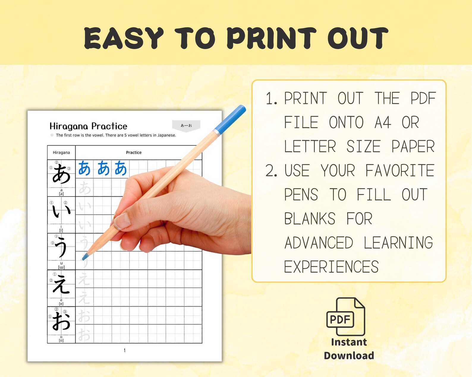 Hiragana and Katakana Worksheets Bundle for Japanese Characters ...