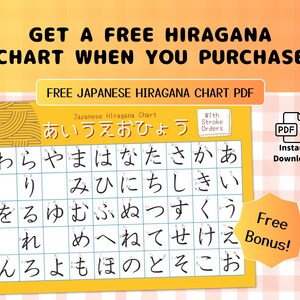Hiragana & Katakana Flashcards: Japanese Alphabet With Stroke Orders ...