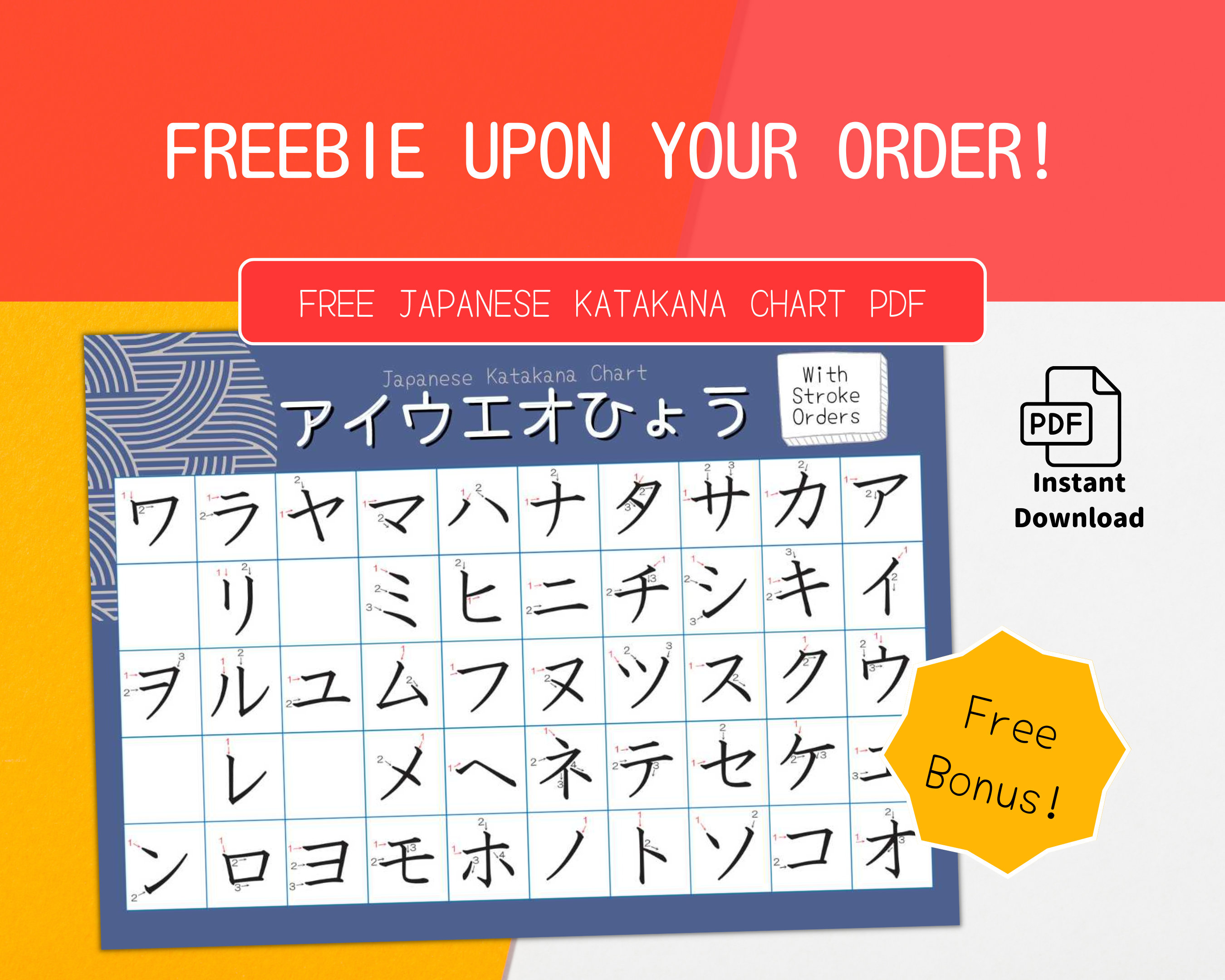 Katakana Flashcards Learn Japanese Food With Pictures Perfect for ...