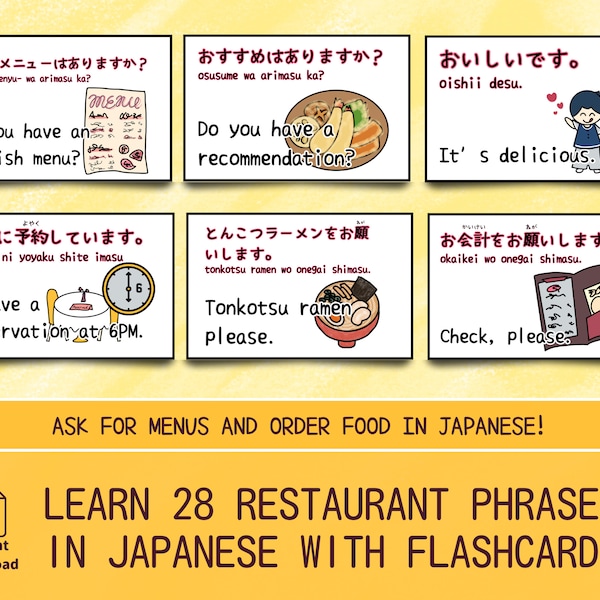 Food Word in Japanese - Etsy UK