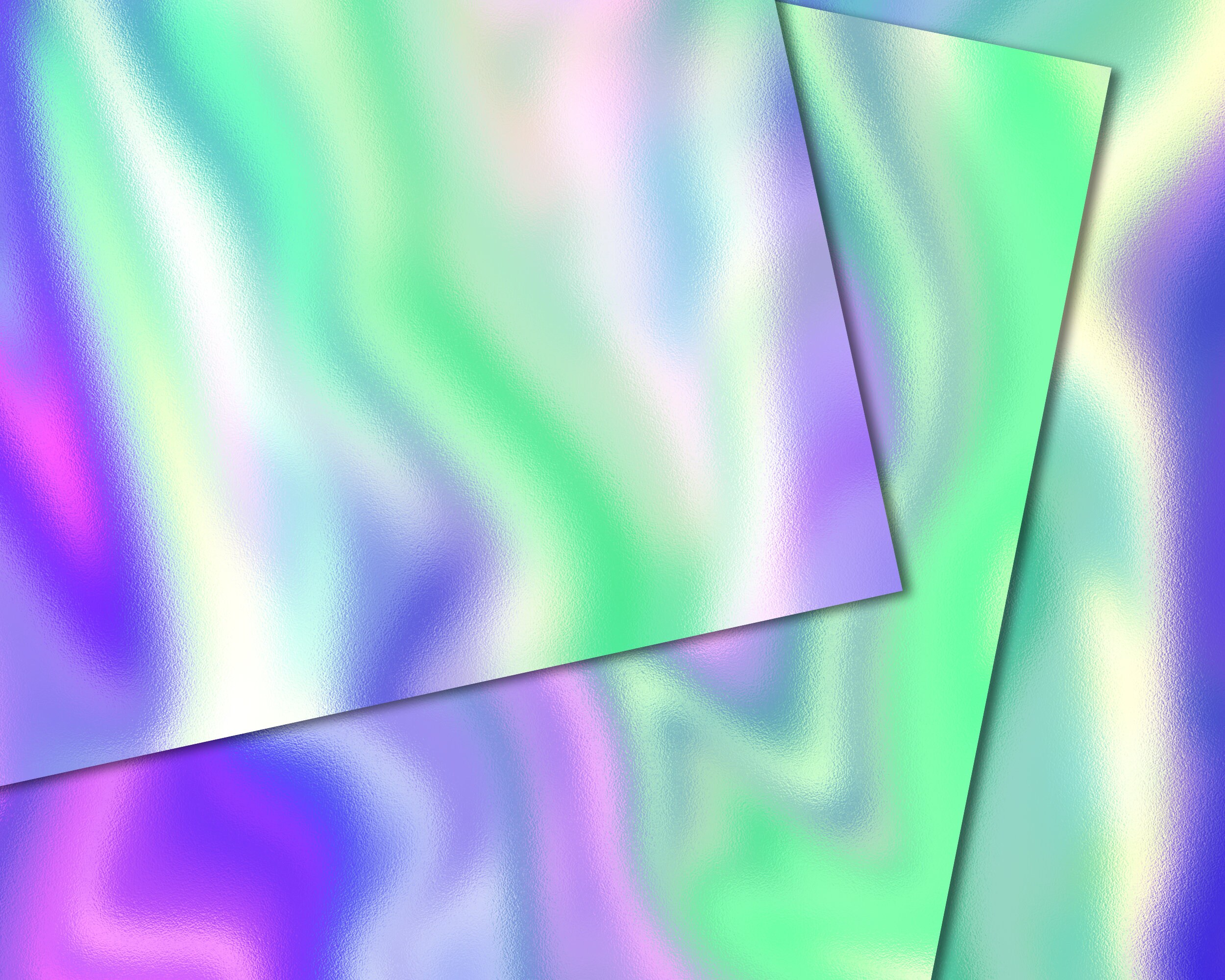 Iridescent Foil Digital Paper Textures, Holographic Foil Paper ...