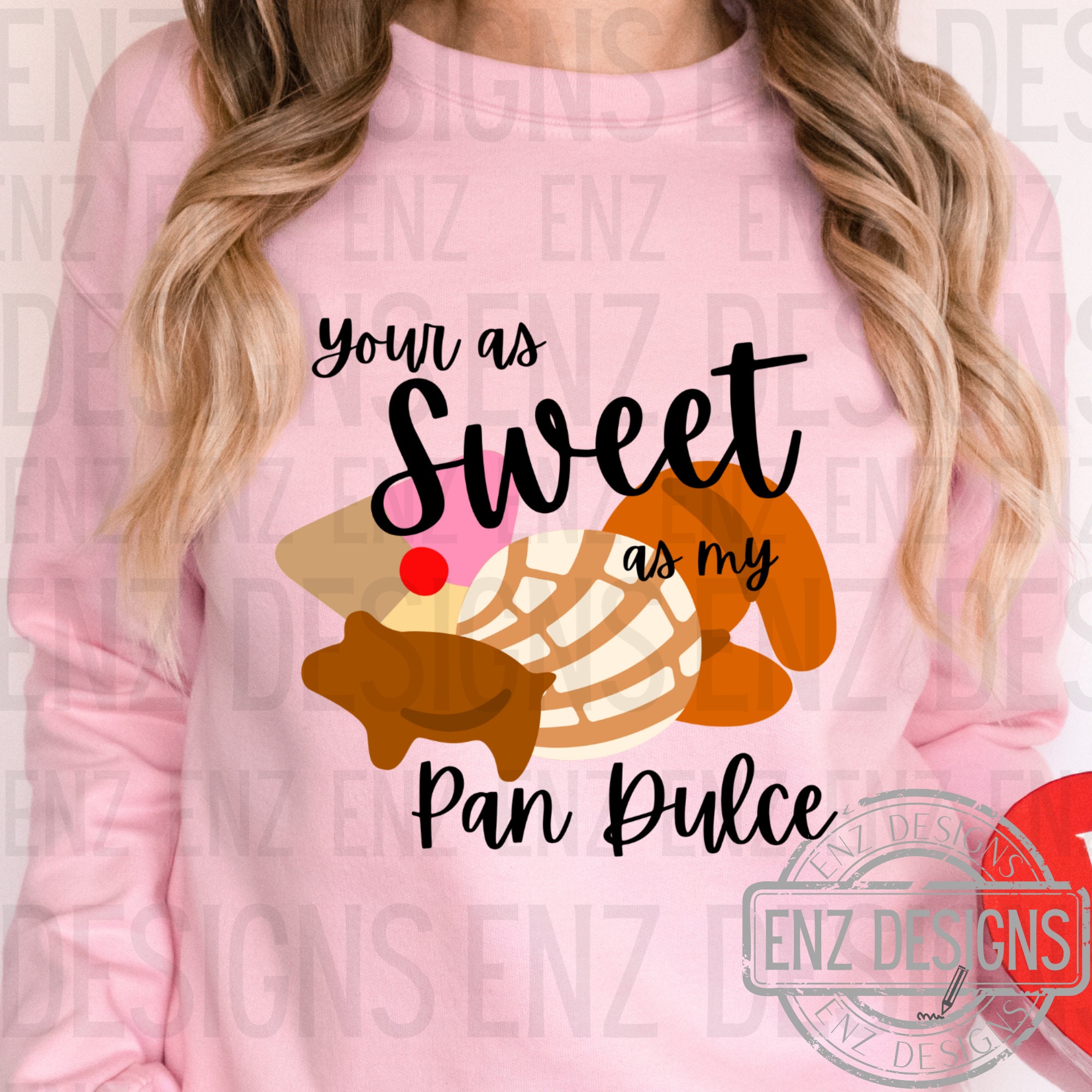 Your as Sweet as Pan Dulce PNG, Sweet Png, Valentines Day, Pretty in ...