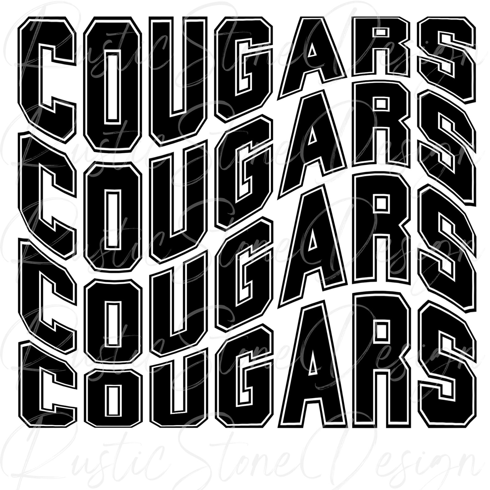 Cougars Png School Spirit Digital File Cougars Mascot Png - Etsy