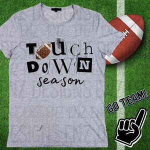 Touchdown Football Season PNG, Game Day Clipart (digital Download) - Etsy