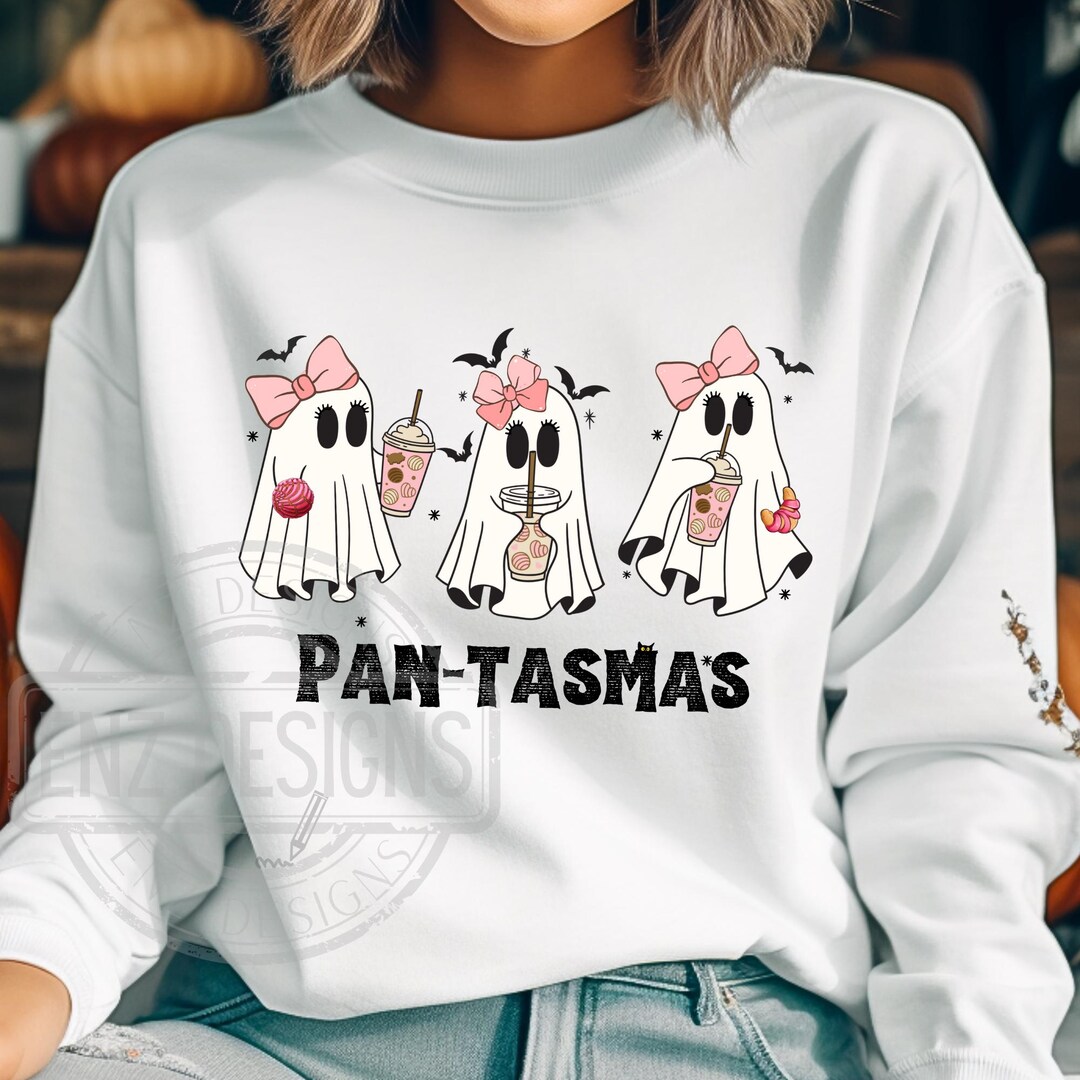 Pantasmas Mexican Ghost PNG, Spooky Conchas PNG, Pantasmas PNG, Cute ...