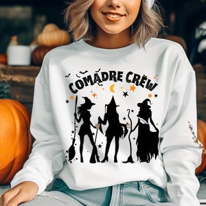 Comadre Crew PNG, Halloween Png, Funny Bruja, Trendy Witch, Witch ...