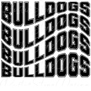 Bulldogs Png, Bulldogs Mascot Digital File, Bulldogs Digital Download ...
