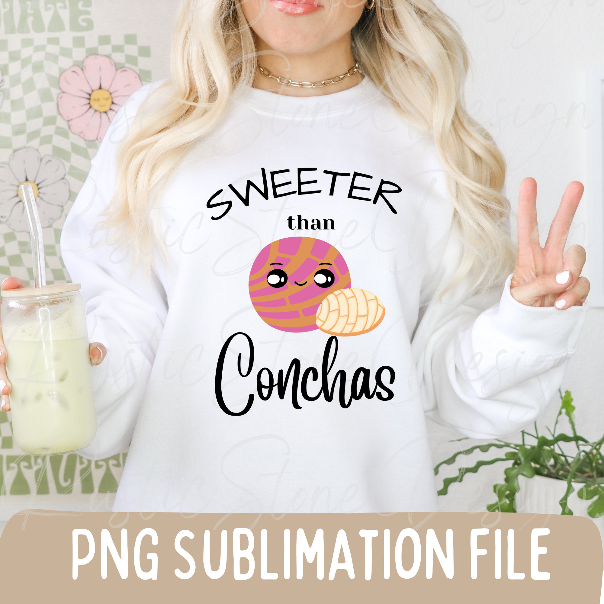 Sweeter Than Conchas Png, Conchas PNG, Sweet Like Conchas Png, Sweet ...