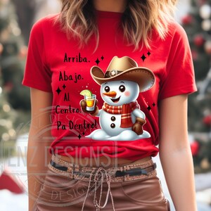 Arriba, Abajo Al Centro Snowman Png, Spanish Christmas Png, Drunk ...