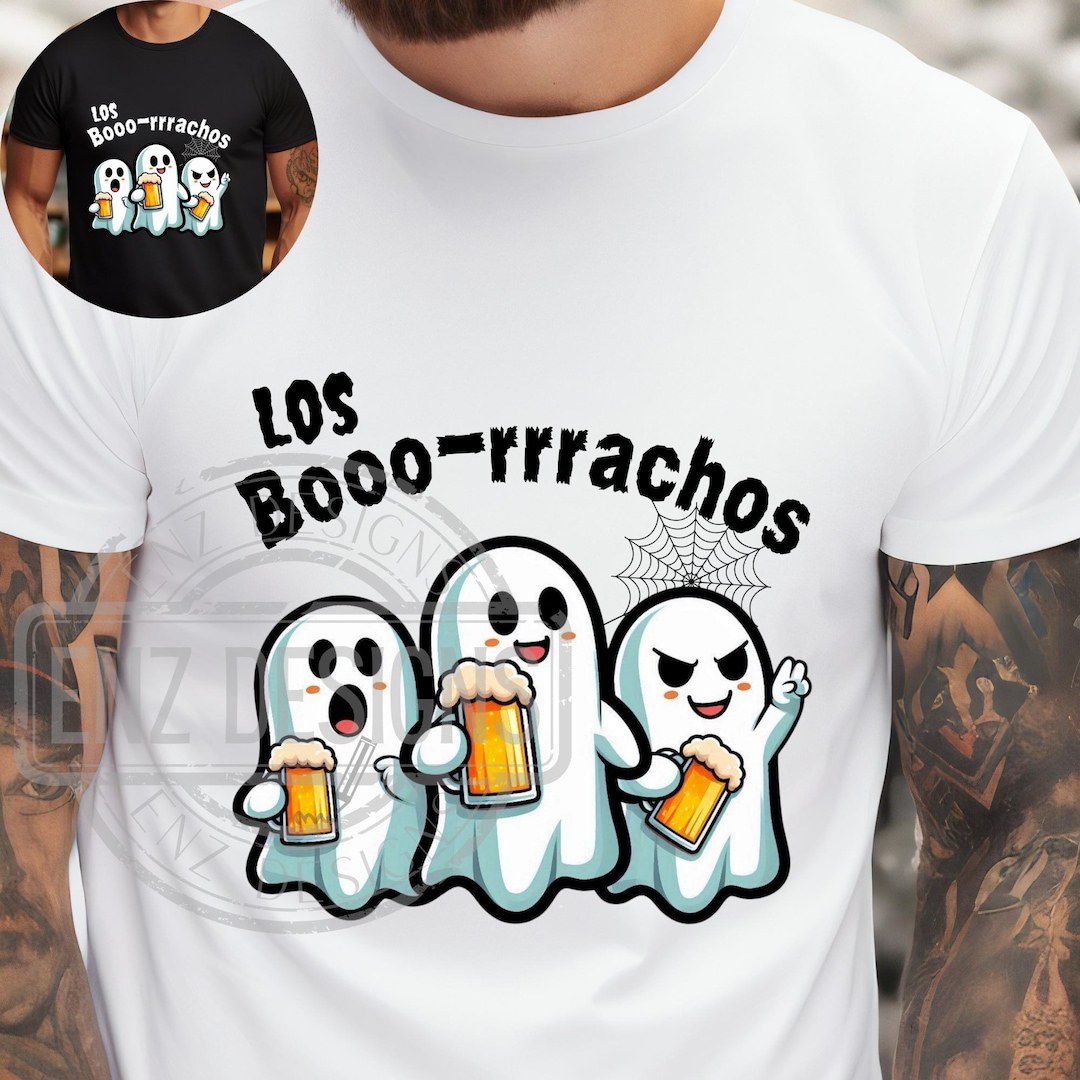 Los Boo Rrachos PNG, Halloween Costume, Trendy Halloween, Funny Shirt ...