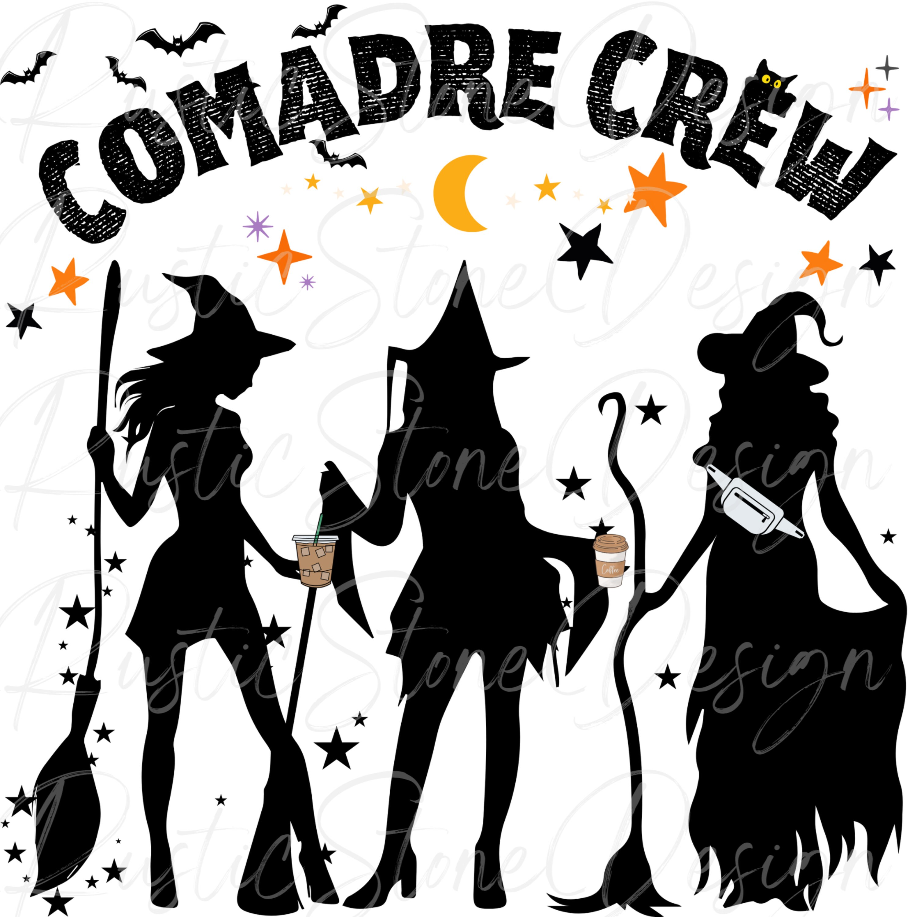 Comadre Crew PNG, Halloween Png, Funny Bruja, Trendy Witch, Witch ...