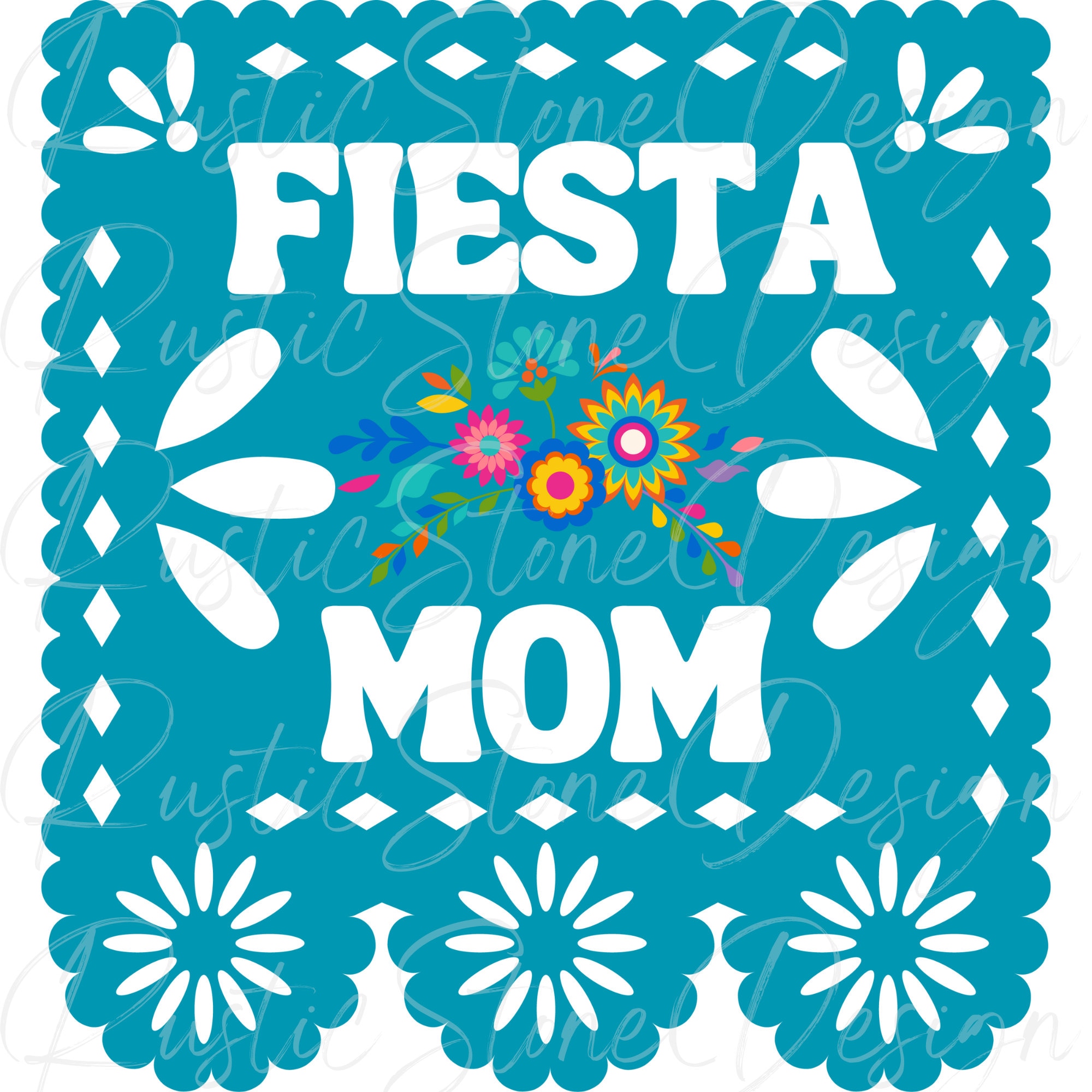 Fiesta Mom PNG, Festive Design (digital Download) - Etsy