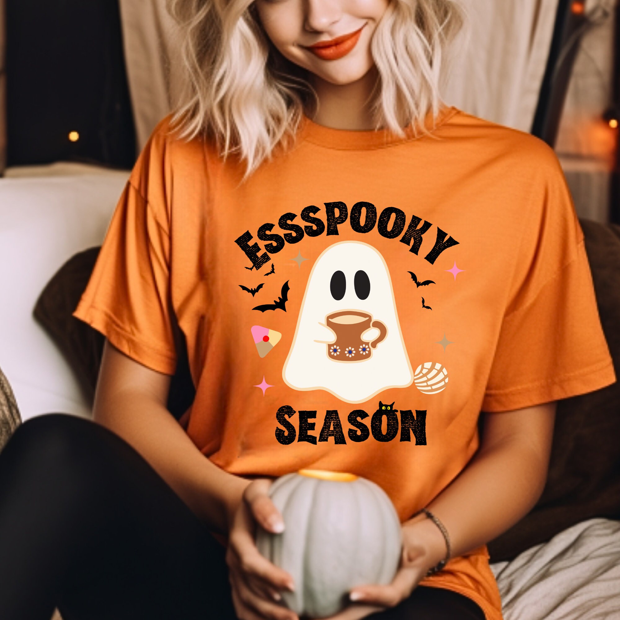 Spanish Halloween Ghost PNG, Spooky Season Shirt Design (digital ...