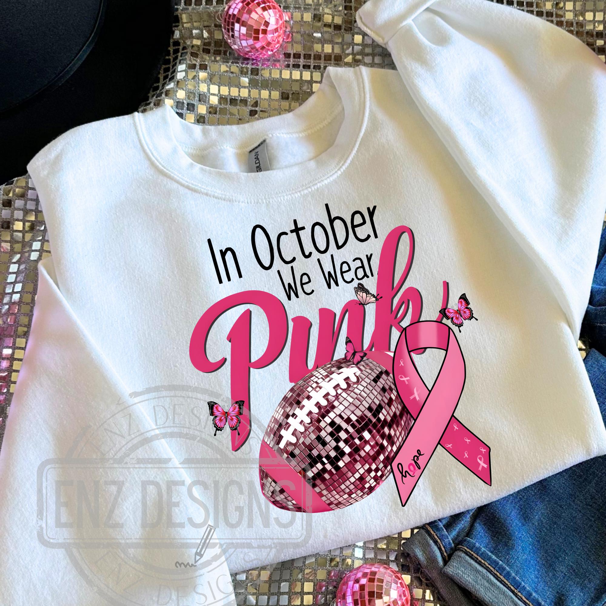 Breast Cancer Awareness Png, Pink Out, Breast Cancer Png, in October We ...