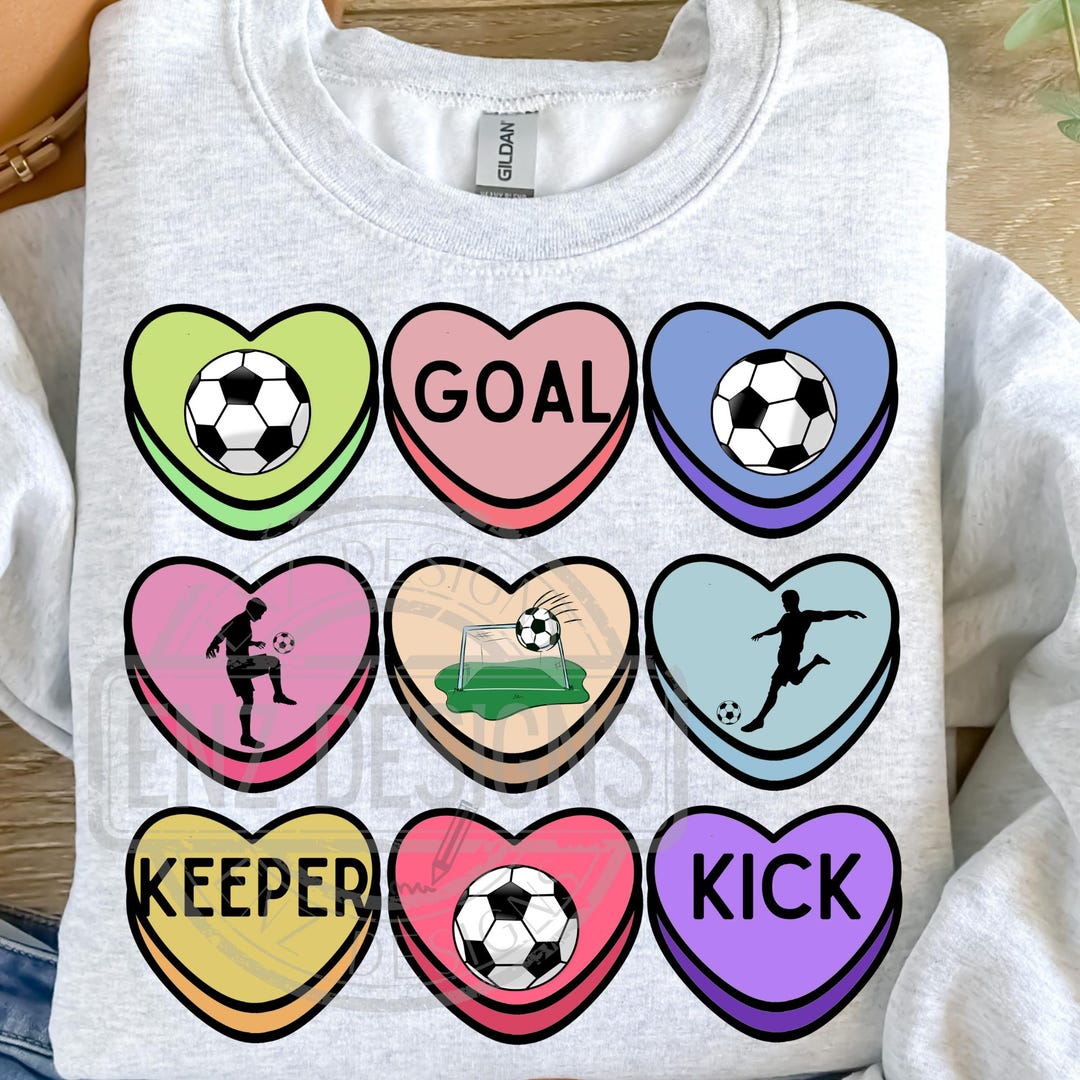 Soccer Hearts Png, Valentine Soccer PNG, Valentines Day Soccer Png ...