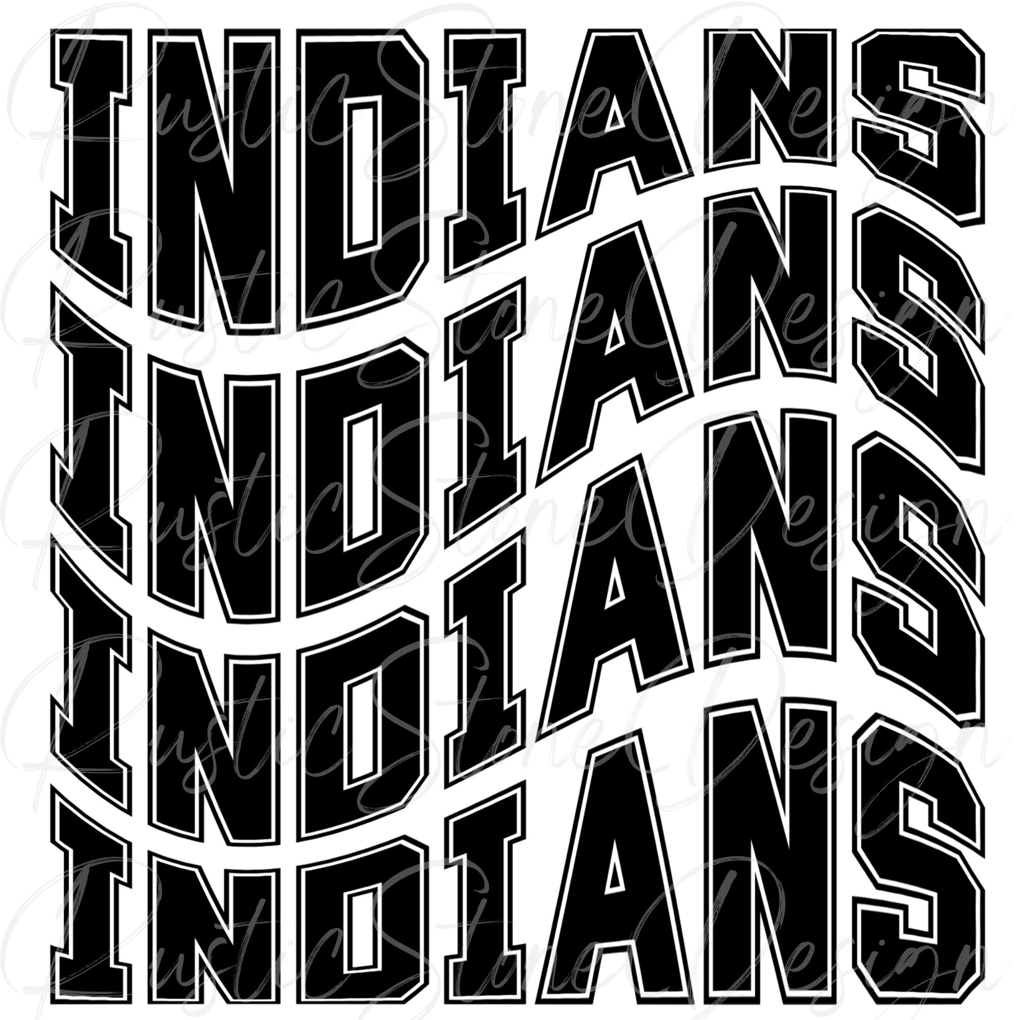 Indians Mascot PNG, School Spirit Game Day Shirt (digital Download) - Etsy