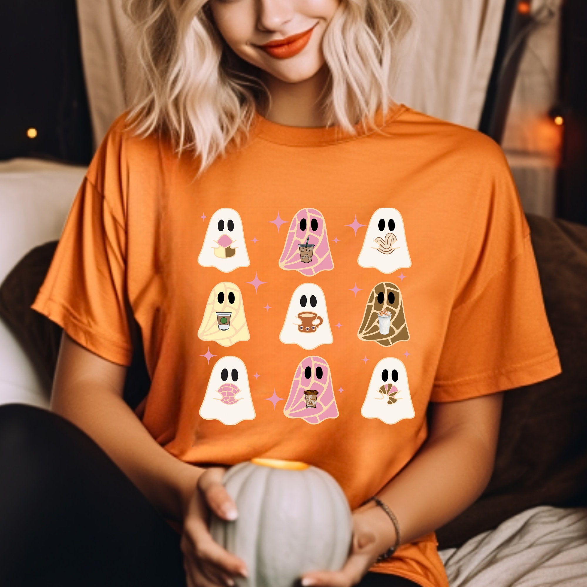 Spooky Conchas PNG, Mexican Ghost Png, Mexican Conchas Ghost, Halloween ...