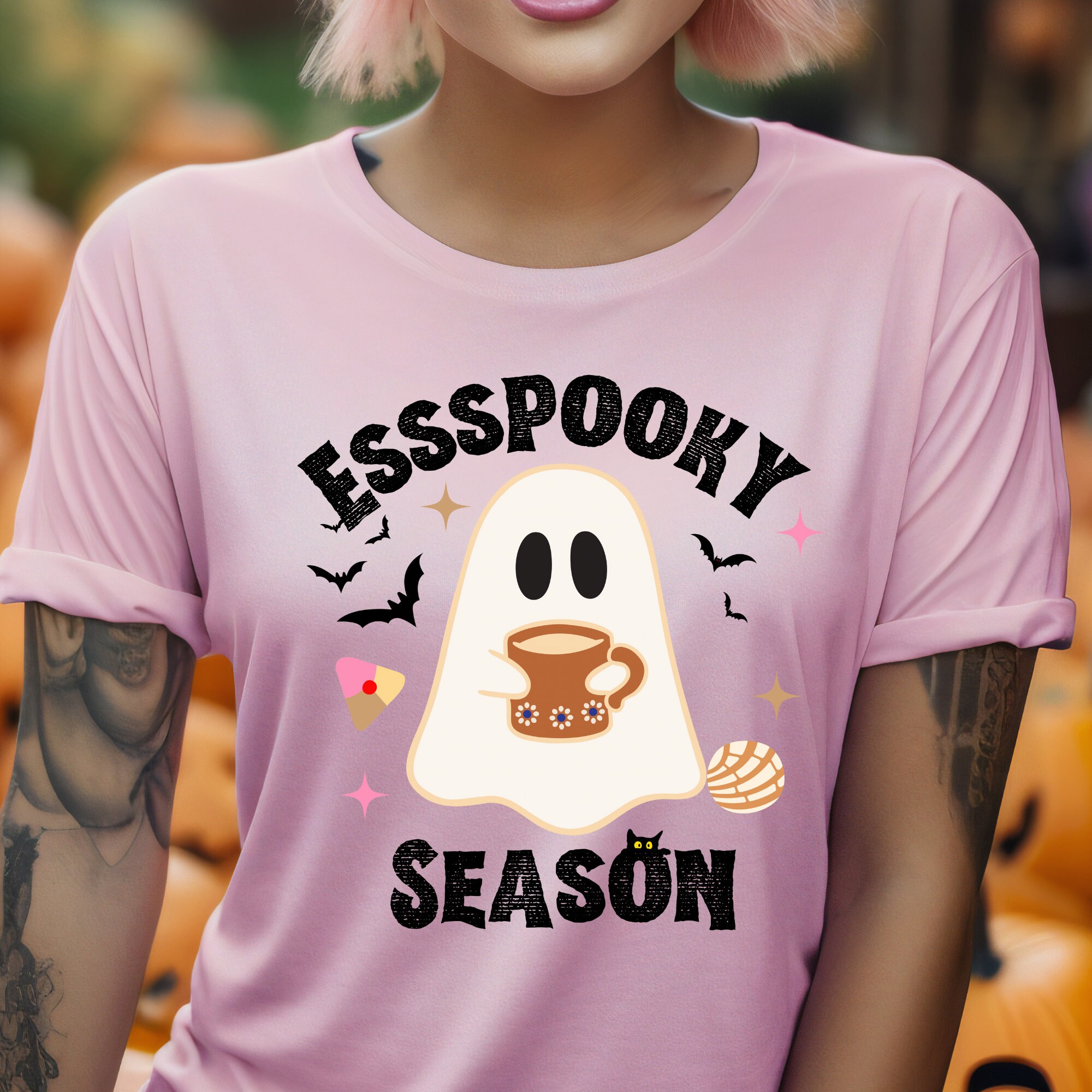 Spanish Halloween Ghost PNG, Spooky Season Shirt Design (digital ...