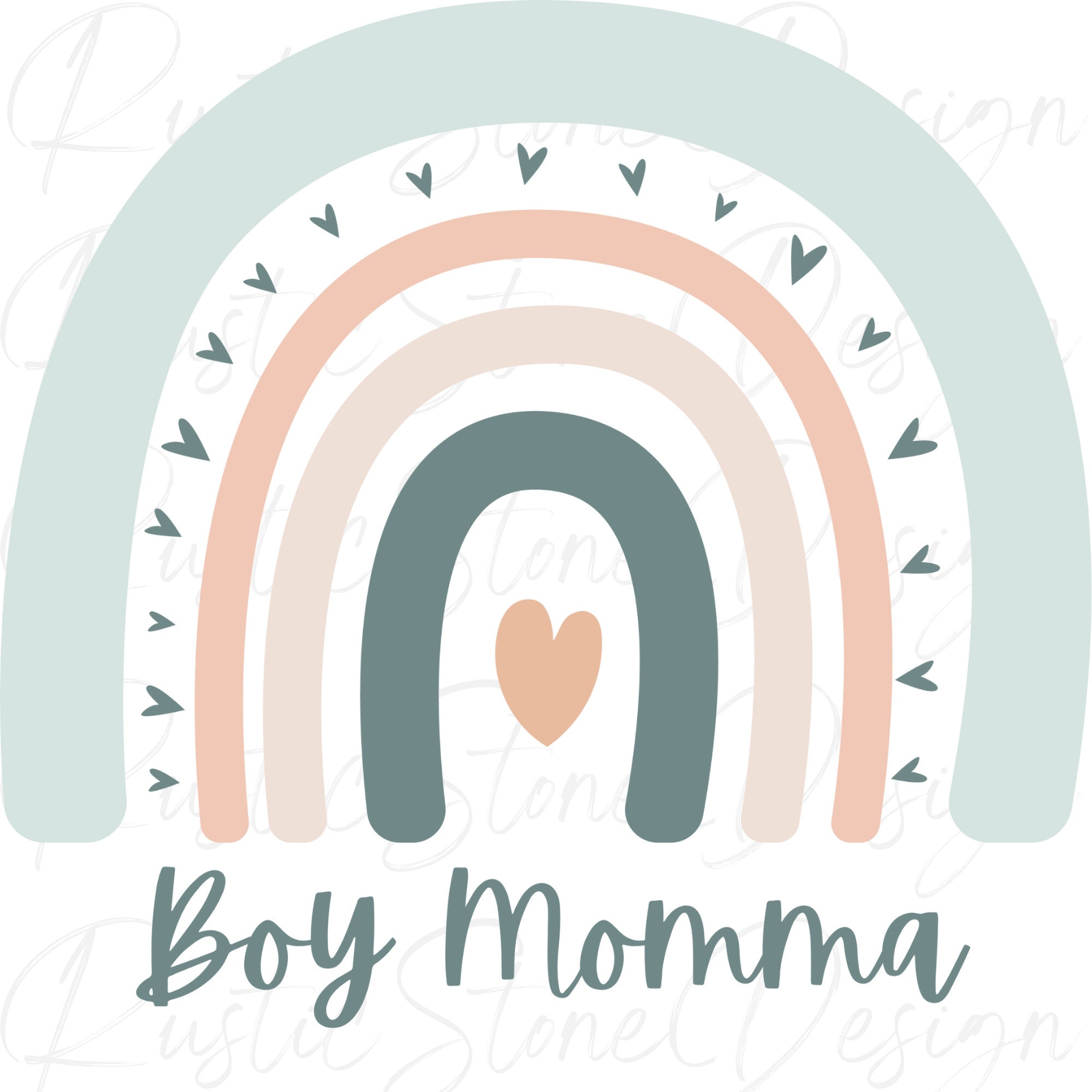 Boho Rainbow Boy Momma Digital PNG Image for DIY Apparel and Crafts - Etsy