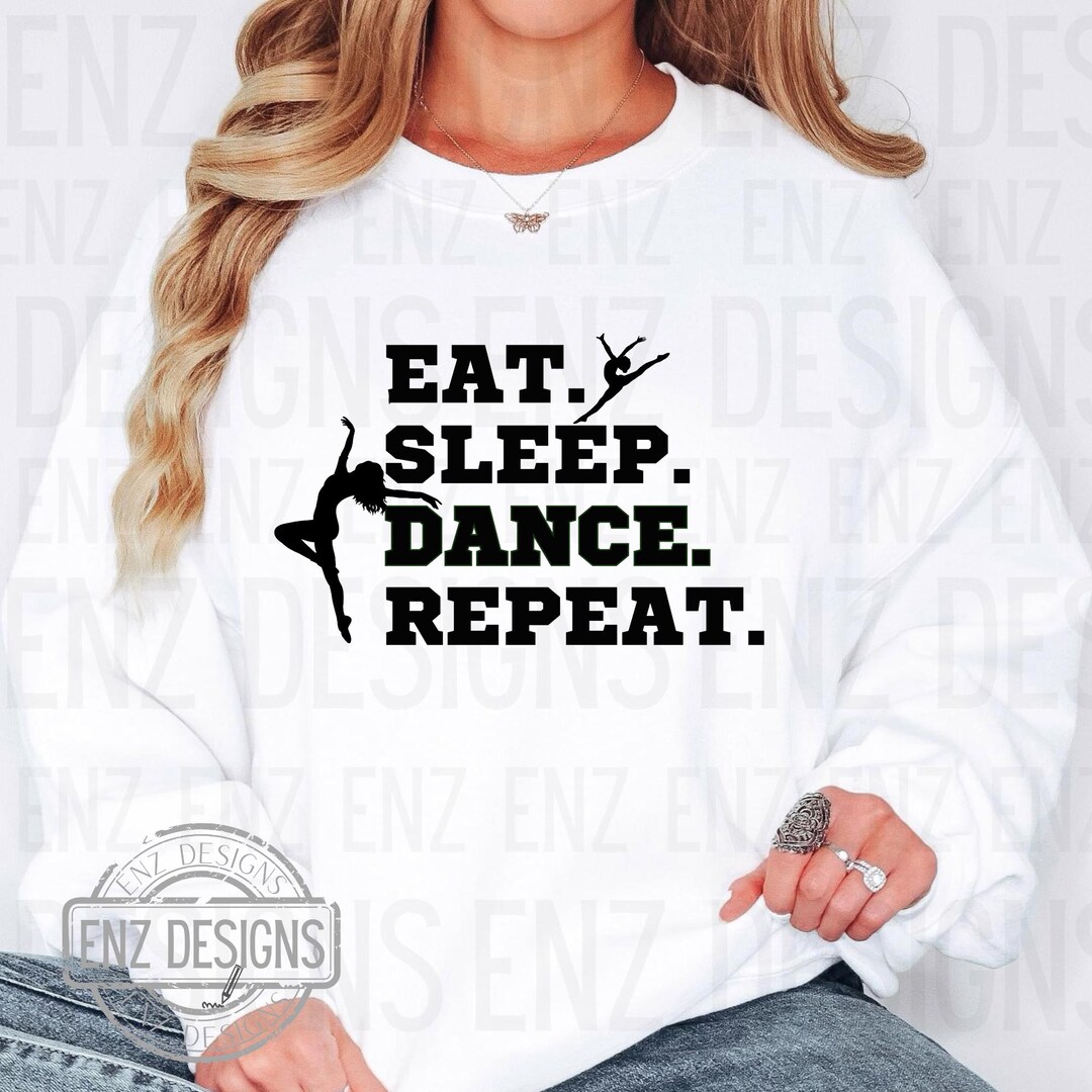 Dance Png, Dance Team, Mascot Digital Download, Eat Sleep Dance Repeat ...