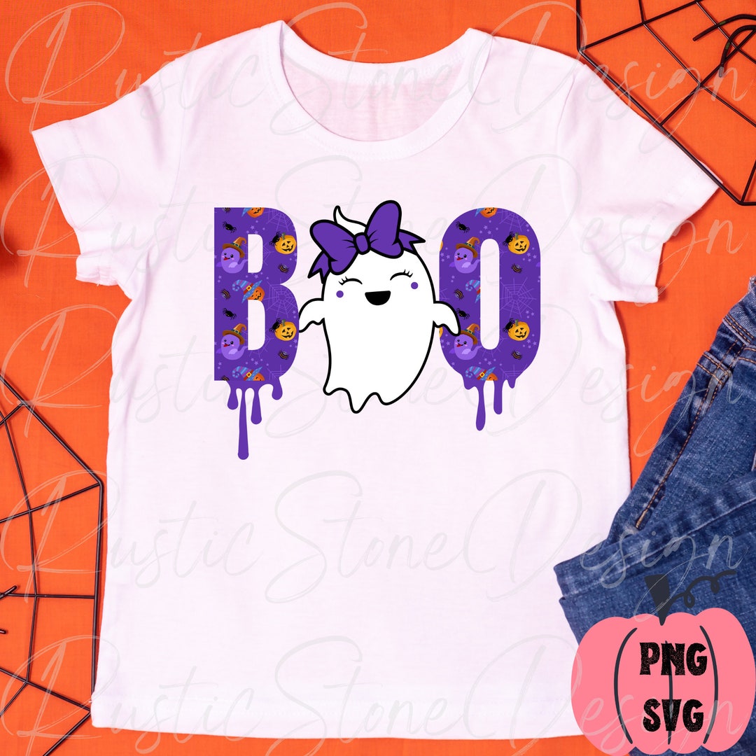 Halloween PNG, Halloween Purple Boo Png for Girl Pastel Halloween Ghost ...