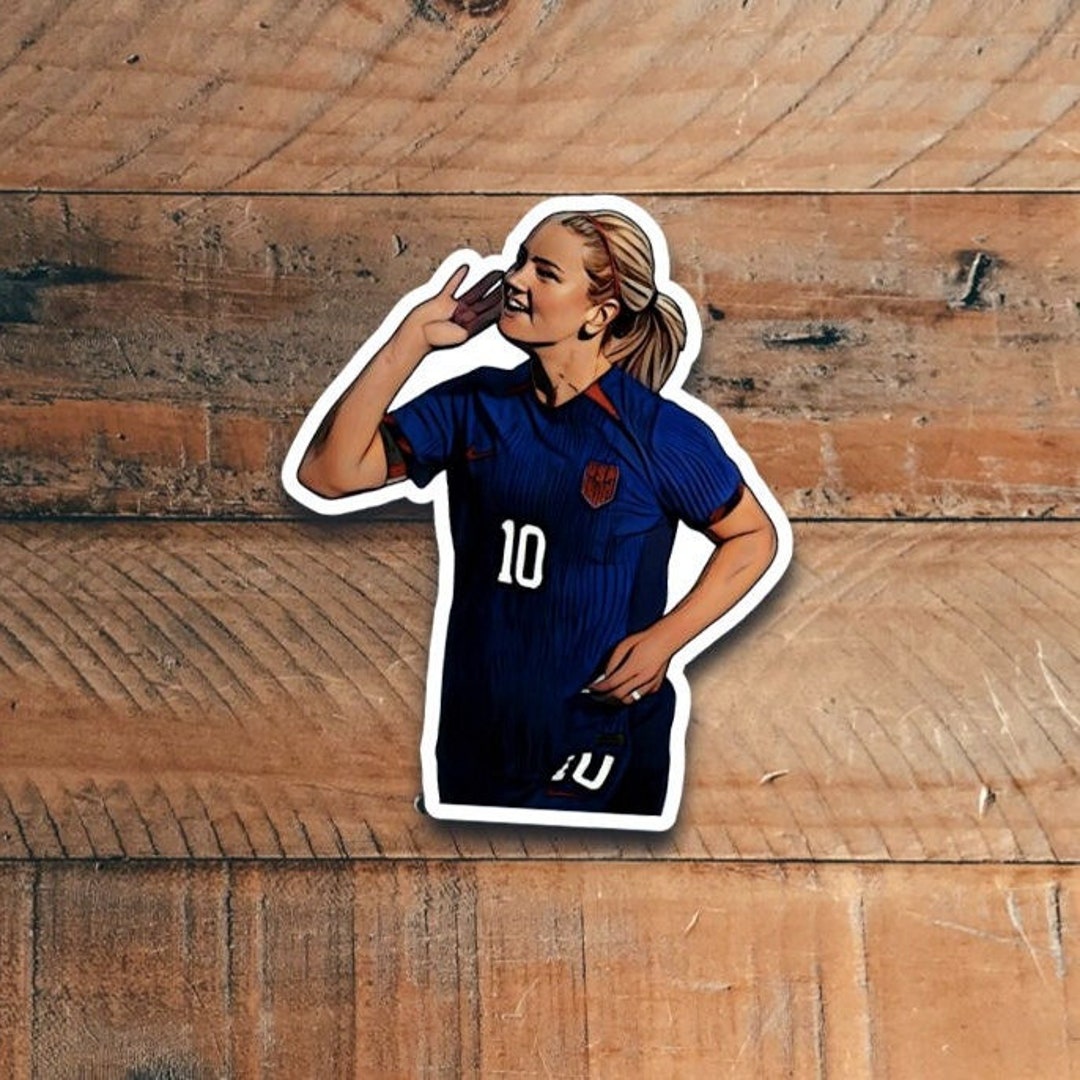 USWNT US Women's Soccer Lyon Football Lindsey Horan Sticker Decal Patch ...