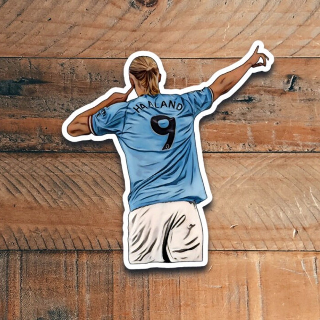 Manchester City Erling Haaland Blue Moon English Champions Soccer ...