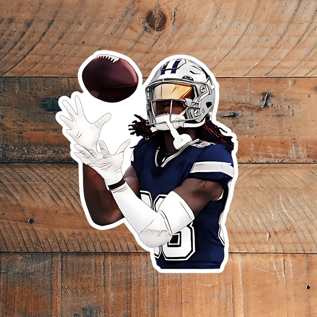Fun Sport Illustration Realistic Cartoon Style Football Dallas Stickers ...