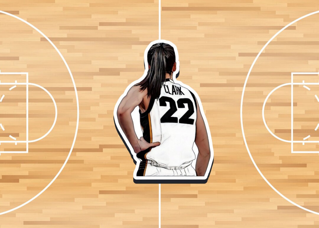 Womens Basketball Caitlin Clark Indiana Sports Decal Patch Sticker ...