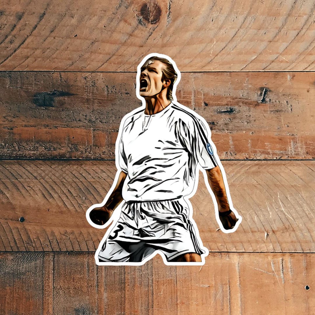 Soccer Football Champions Futbol League Cup World Cup Beckham Decal ...