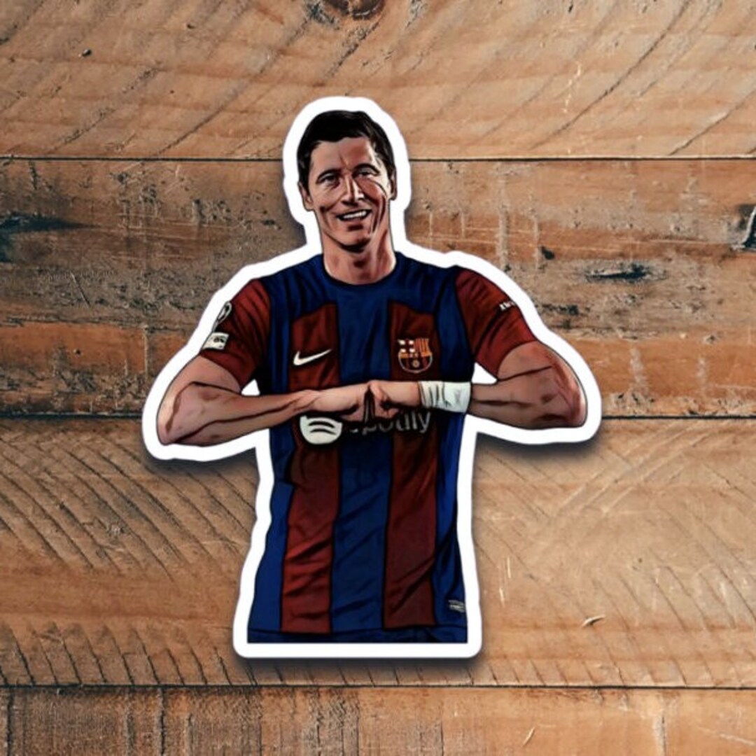 Robert Lewandowski Soccer Football Stickers Decals - Etsy