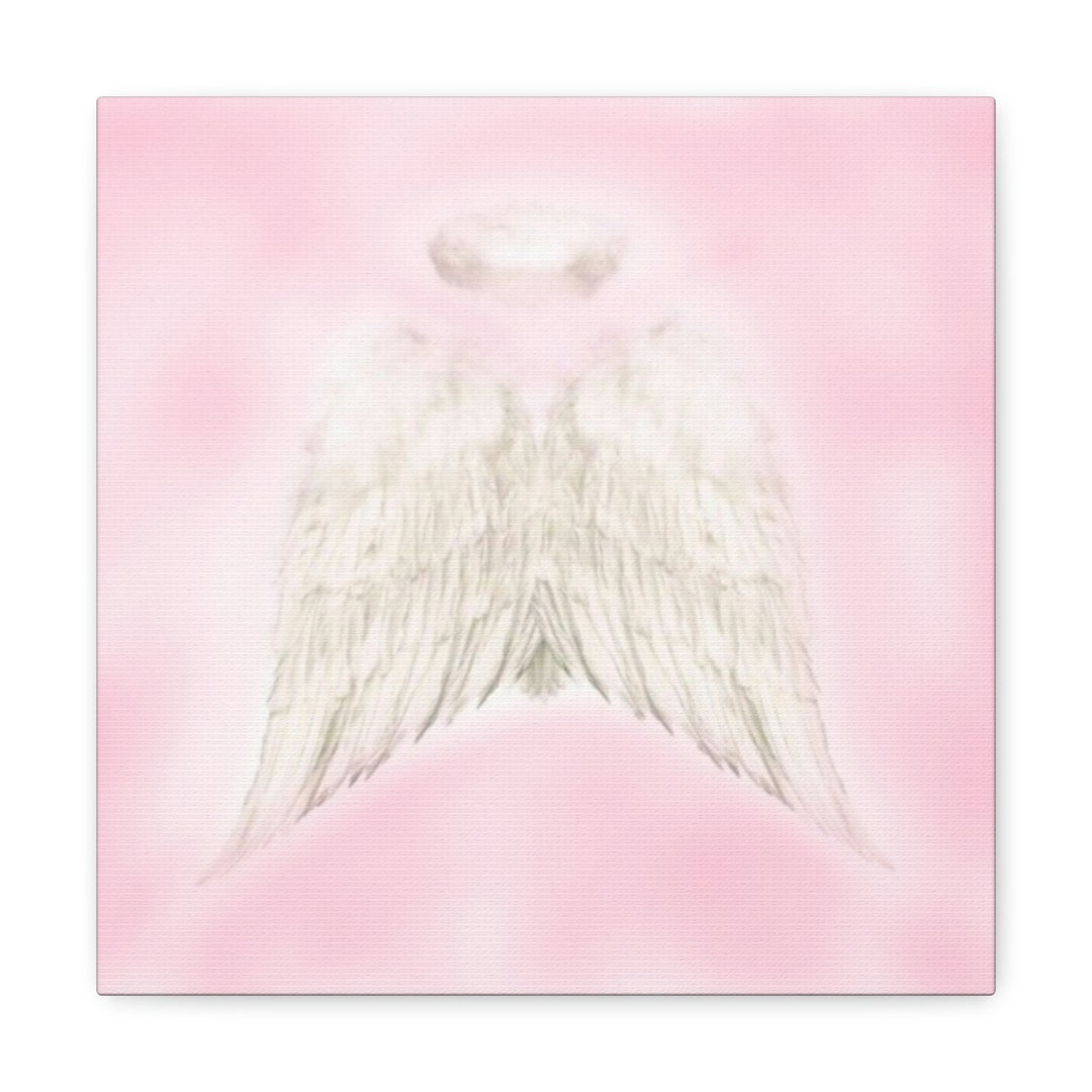 Baby Pink Angel Wings Cancas - Etsy