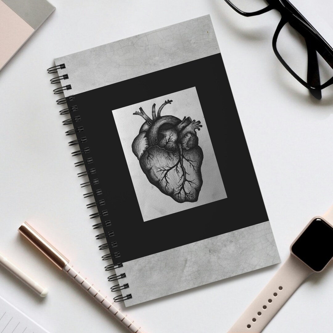 Anatomical Heart Spiral Journal - Etsy